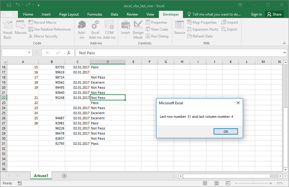 How To Find Last Filled Row In VBA Excel OfficeInside Org