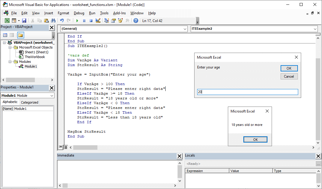 Vba if then else 2 OfficeInside Org
