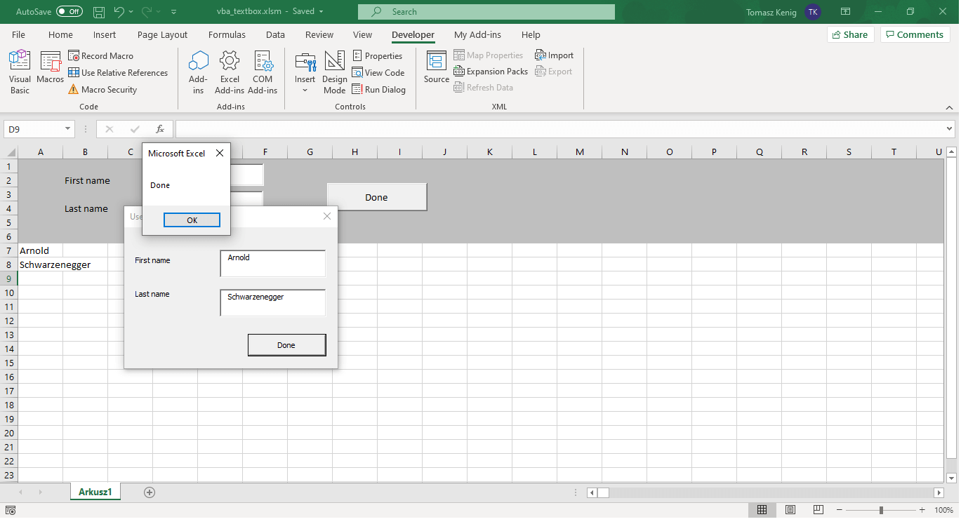Vba Textbox Examples To Create Textbox In Excel Vba Excel Template Vrogue